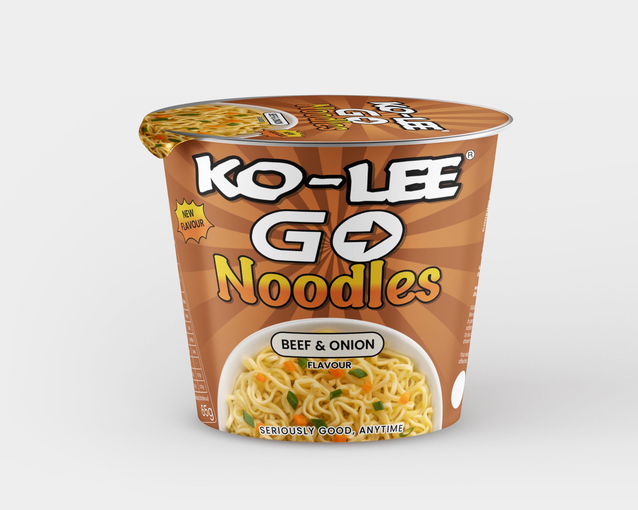 KO-LEE Go Cup Noodles Beef & Onion 65g - Welcome to Kohlico Group
